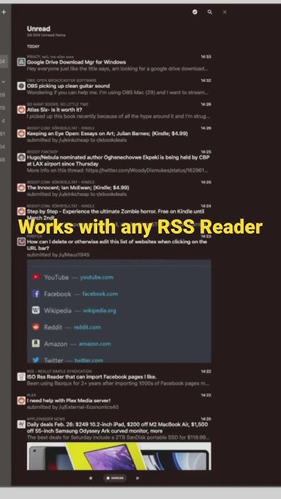 How to make an RSS Feed from a Reddit subreddit #tutorial #rss #reddit - YouTube