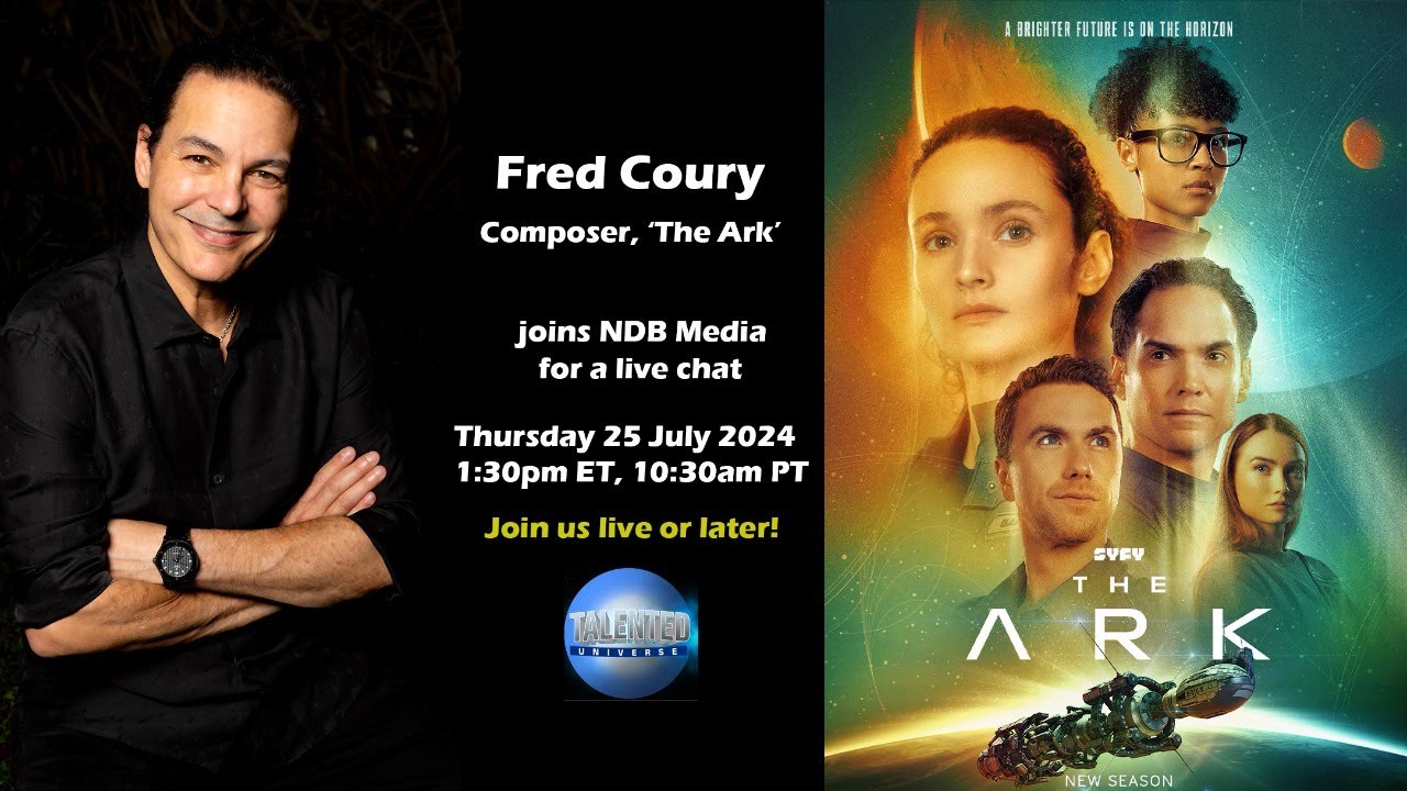 Fred Coury (composer, 'The Ark') joins us for a live chat. - YouTube