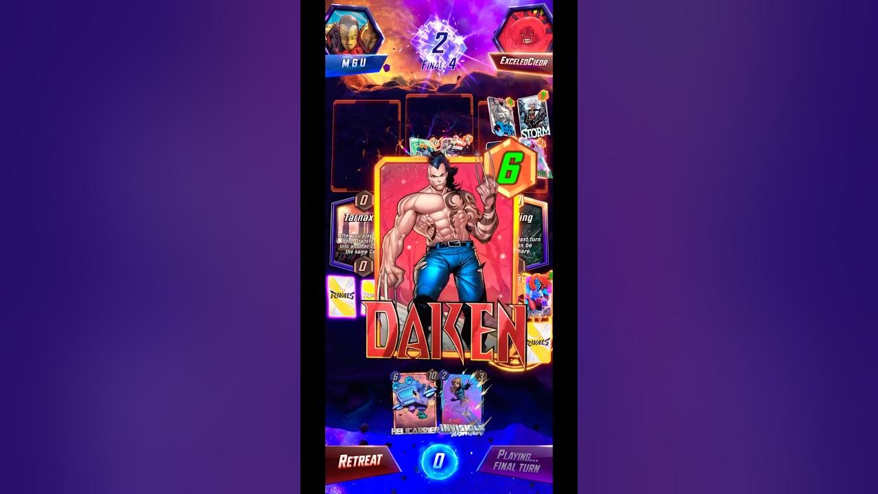 Daken discard deck is Insane 💀🔥[Marvel snap infinite] #marvelsnap #shorts - YouTube