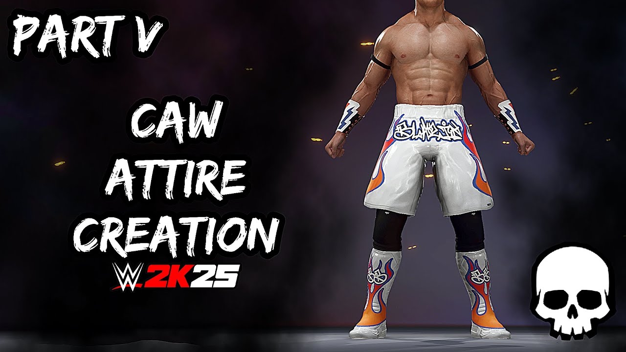 WWE 2K25- CAW Attire Creation Video (XBOX) #5 - YouTube