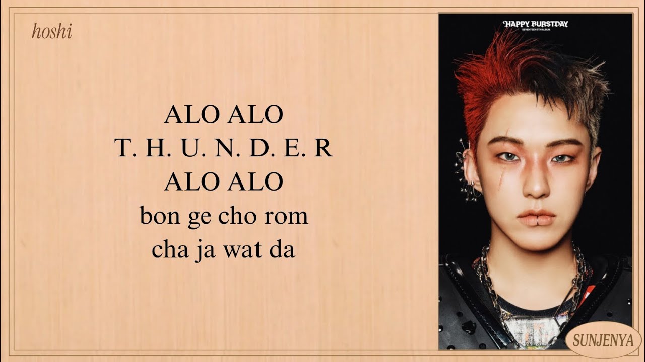 SEVENTEEN Thunder (easy lyrics) - YouTube