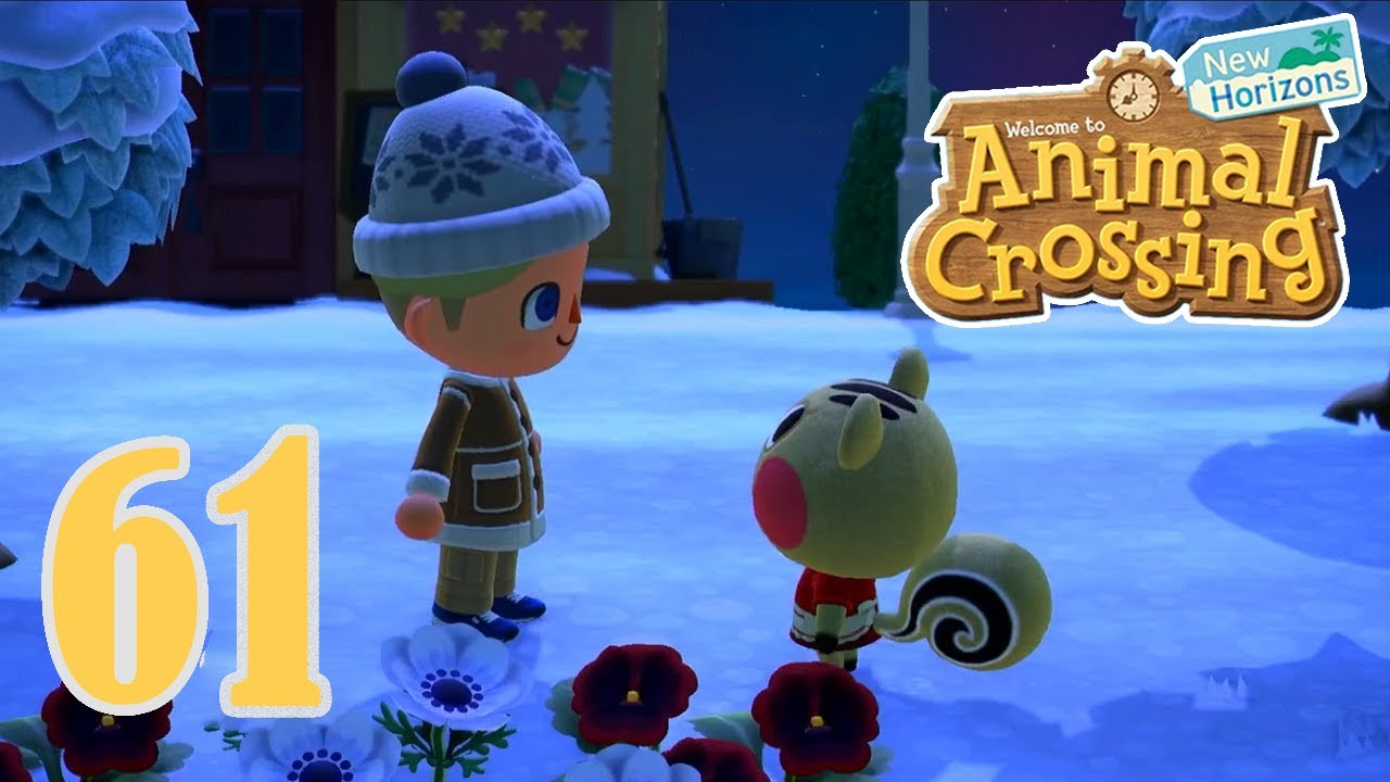 Animal Crossing New Horizons - Snow has fallen - part 61 - YouTube