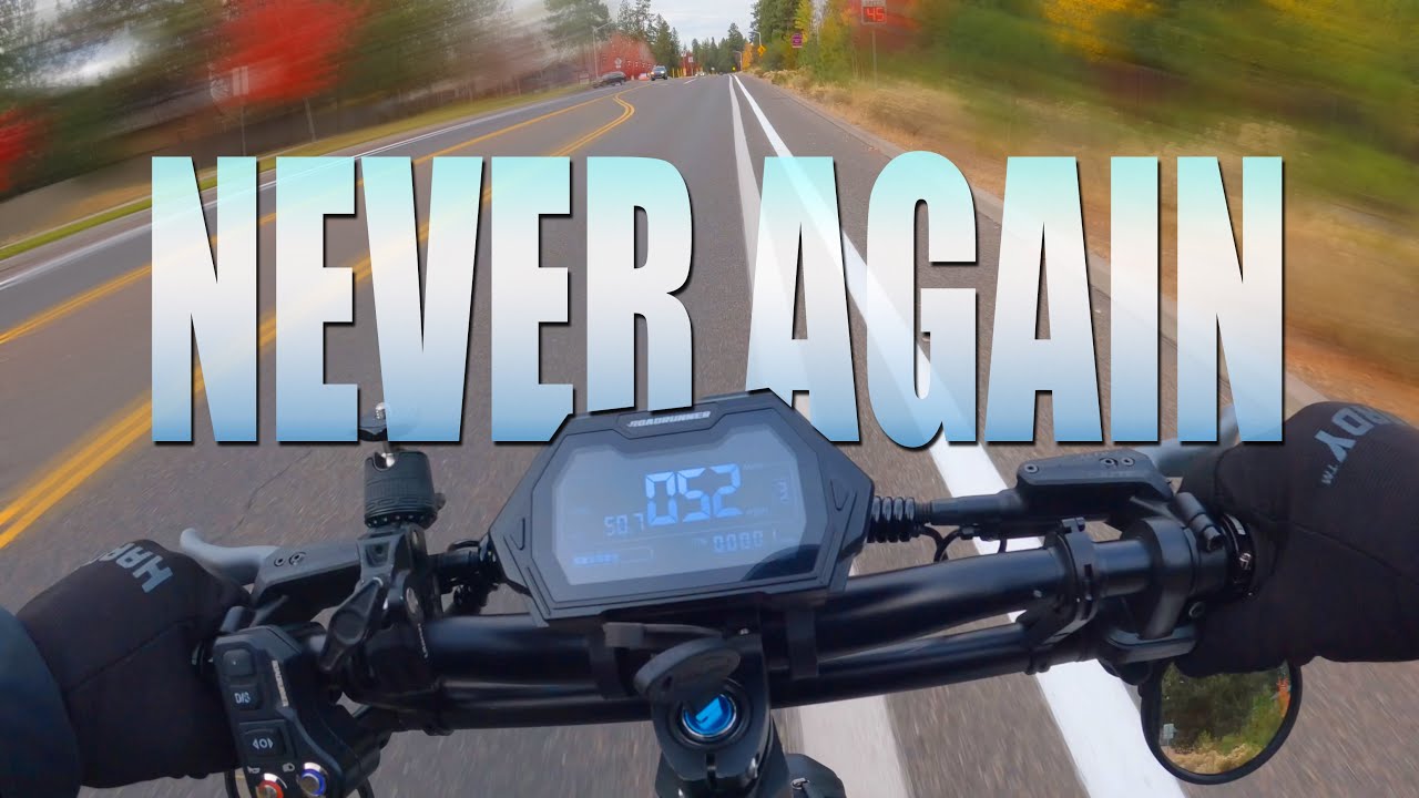 Tire puncture on Roadrunner RS5 Max electric scooter - YouTube