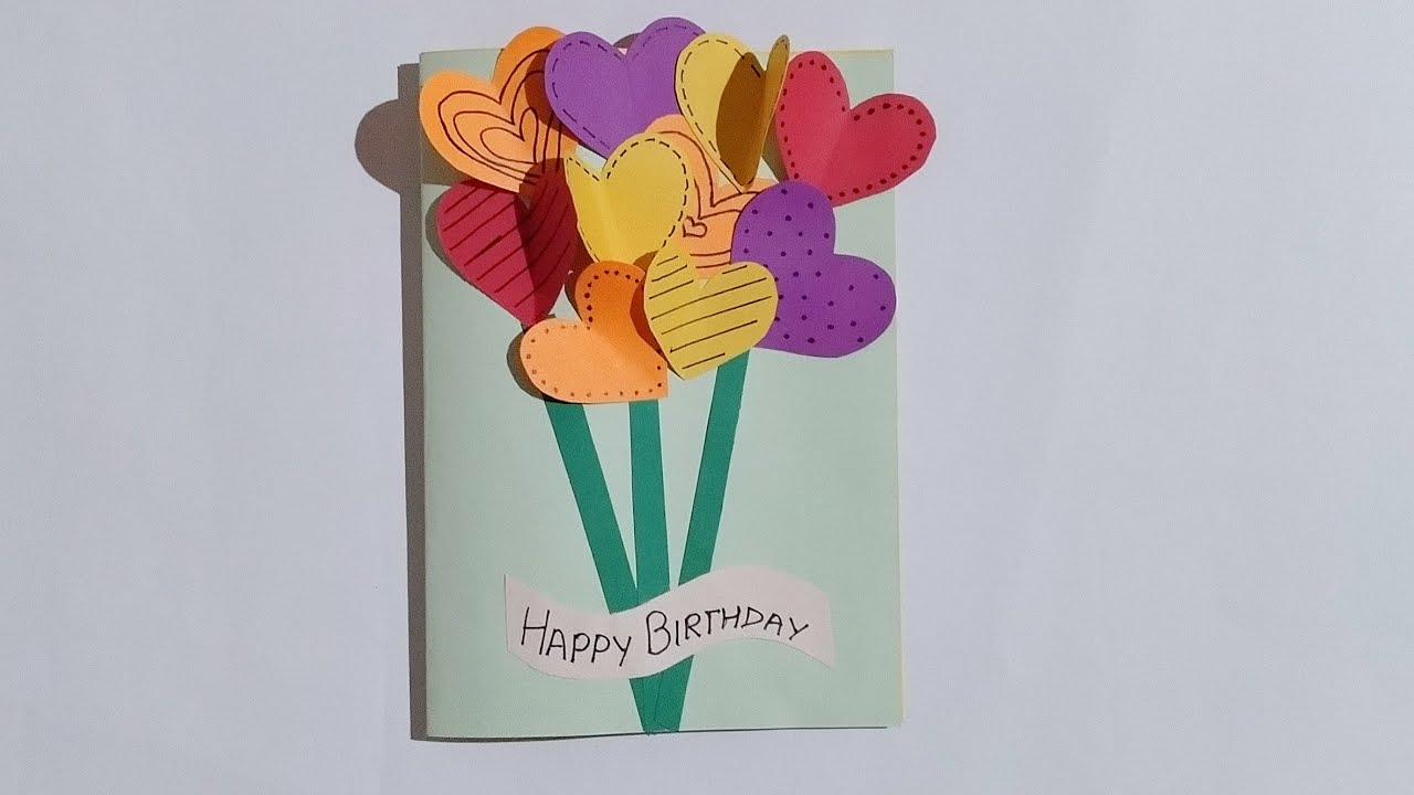 Birthday Card Idea How To Make Birthday Card STEP BY STEP YouTube Birthday Card Idea How To Make Birthday Card STEP BY STEP YouTube