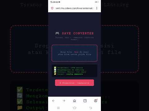 Converter tyranor format .bin to rmmzsave
