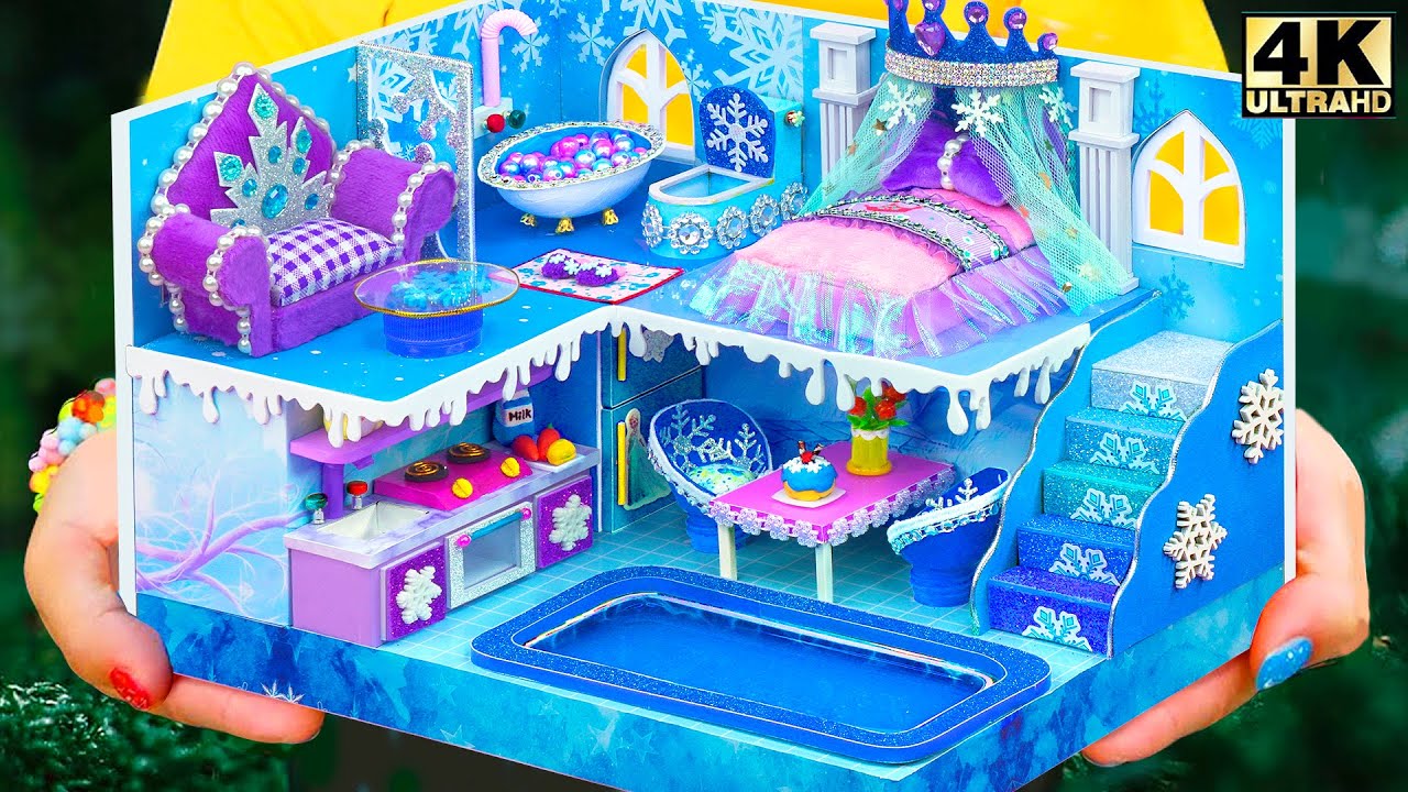 Video Compilation Make 3 Princess House and Decorate Frozen House for ...