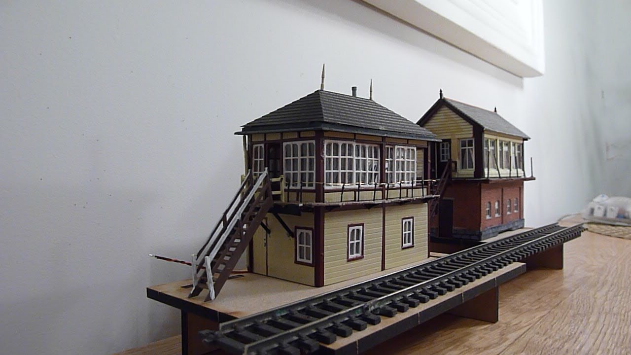 Ratio Midland Signal Box construction March 2022 - YouTube