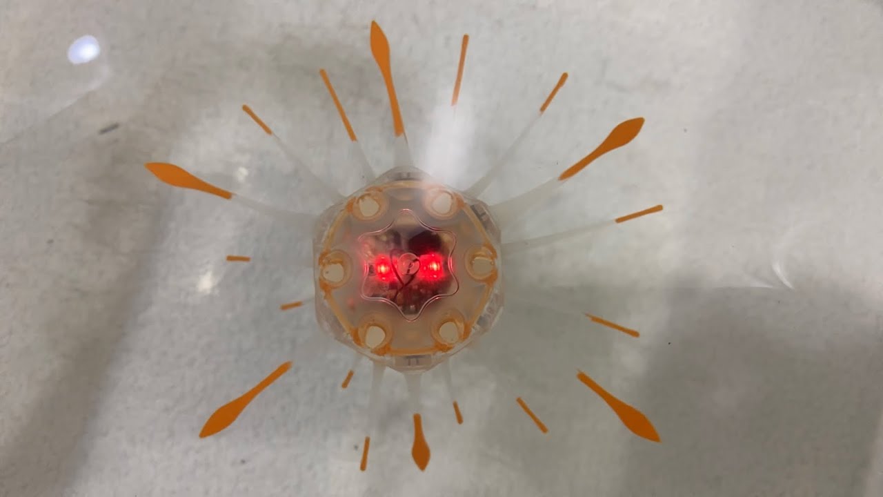 2015 Hexbug Aquabot 2.0 Jellyfish Robot Fish Diving - Orange - YouTube