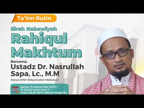 Kajian Rutin Masjid Umar Al Faruq Hidayatullah Makassar || Dr ...