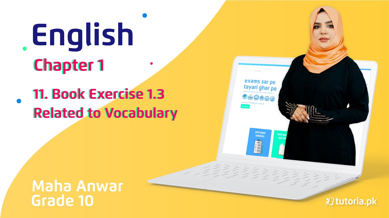 English Class 10 | Chapter 1 | Book Exercise 1.3 | Exercises Related to ...