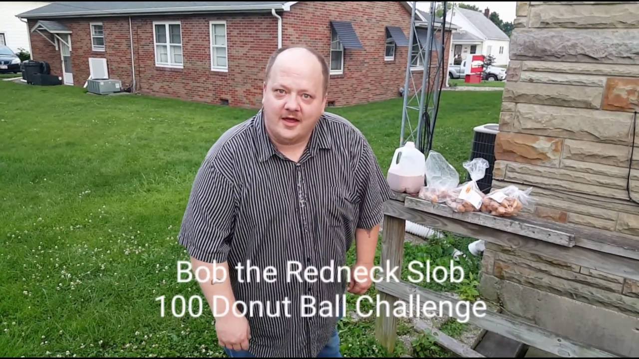 Bob the Redneck Slob - 100 Donut Challenge - CALLS OUT LA BEAST! - YouTube