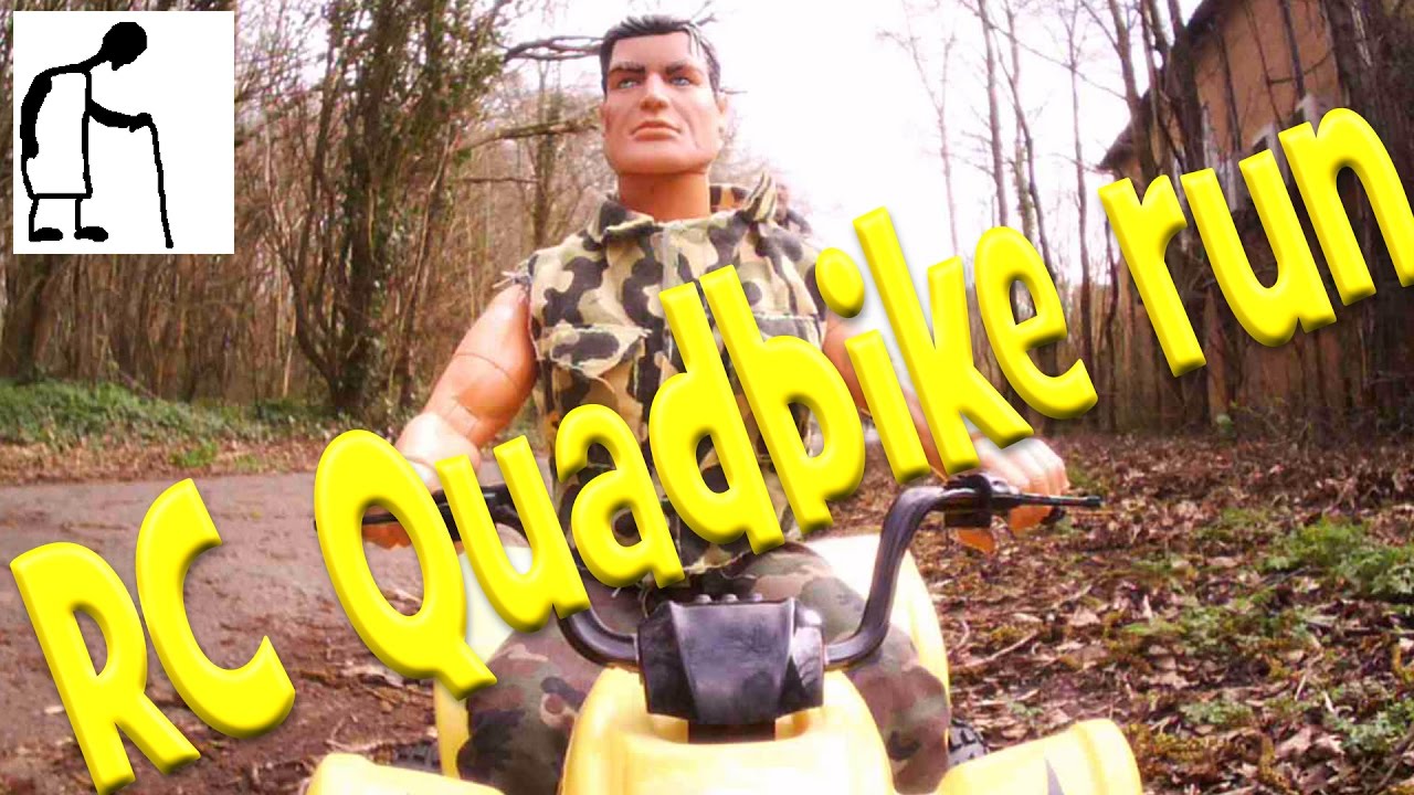 Action Man RC Quadbike run - YouTube