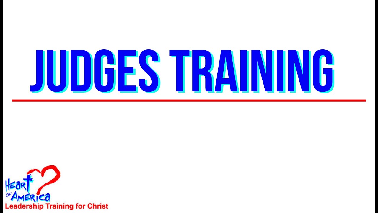 Judges Training - YouTube