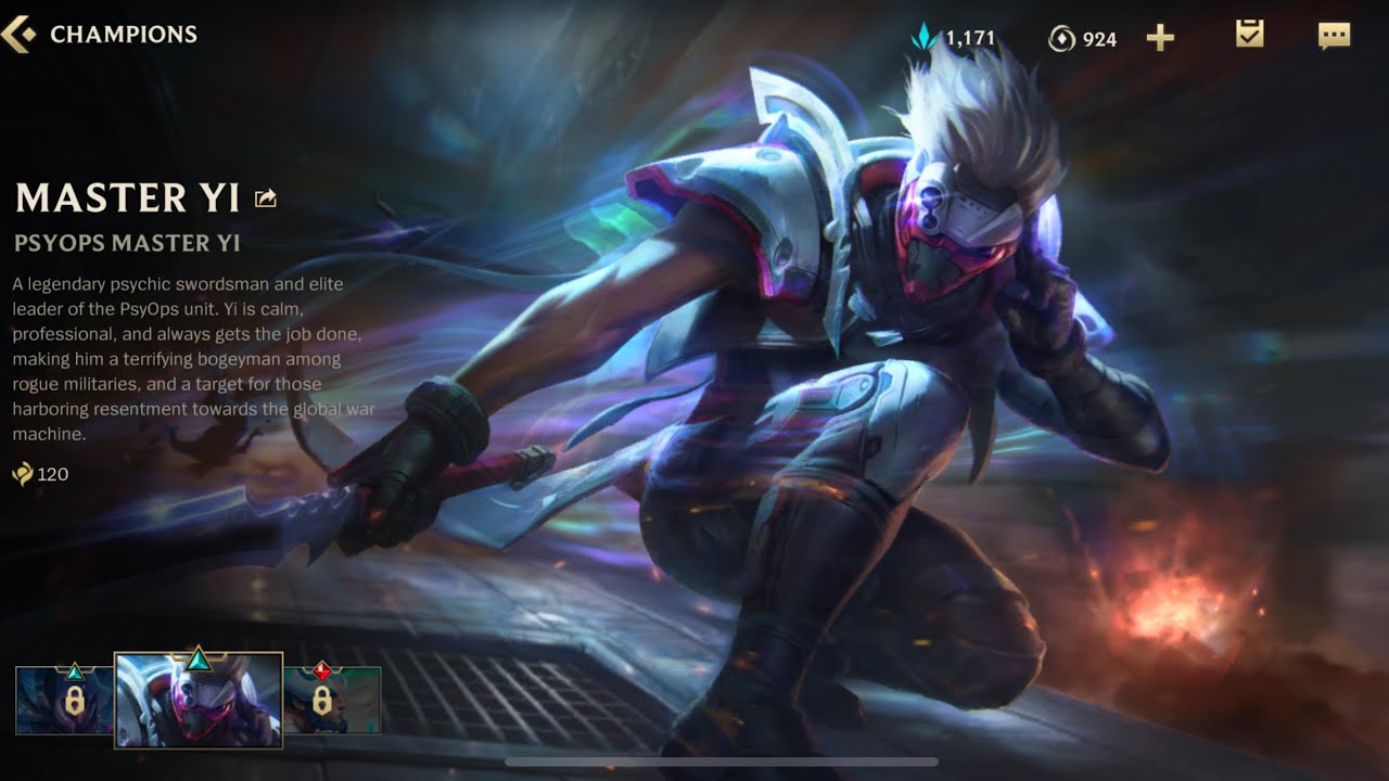 PSYOPS MASTER YI by CIA69 on LWR (League of Legends: Wild Rift) - YouTube