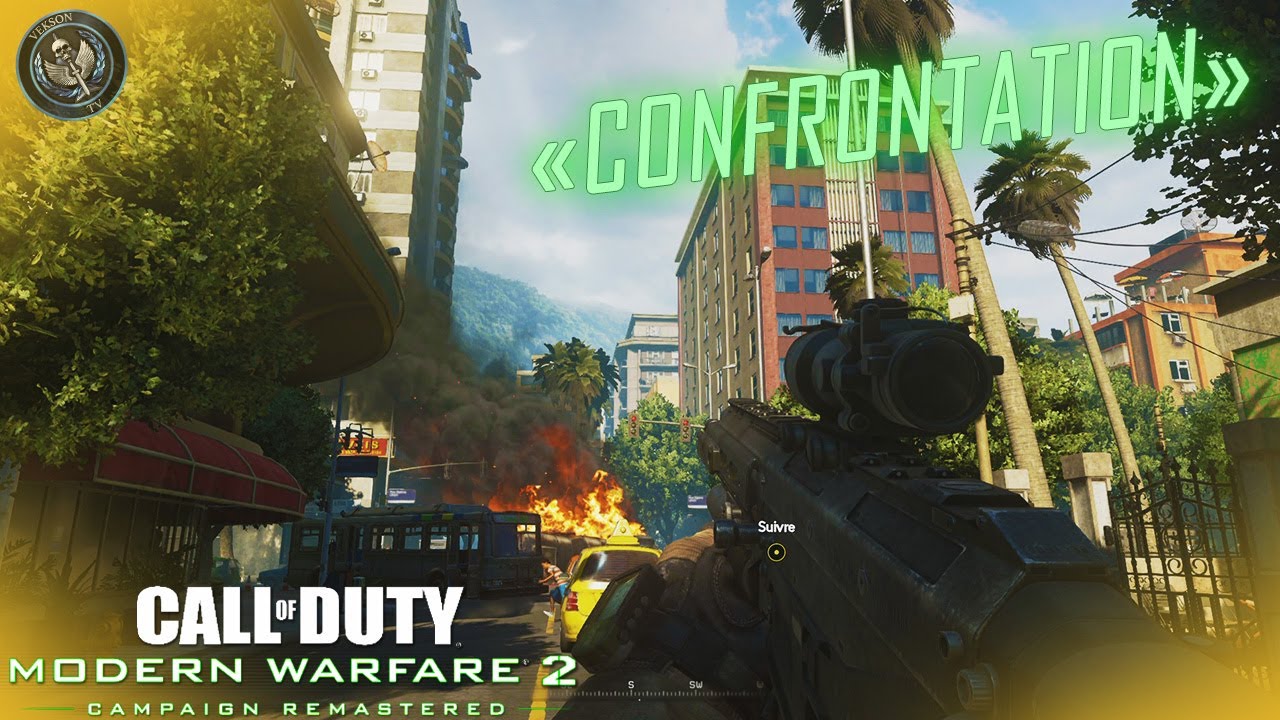 GAMEPLAY MW2 REMASTERED ! Episode 4 (Confrontation) - YouTube