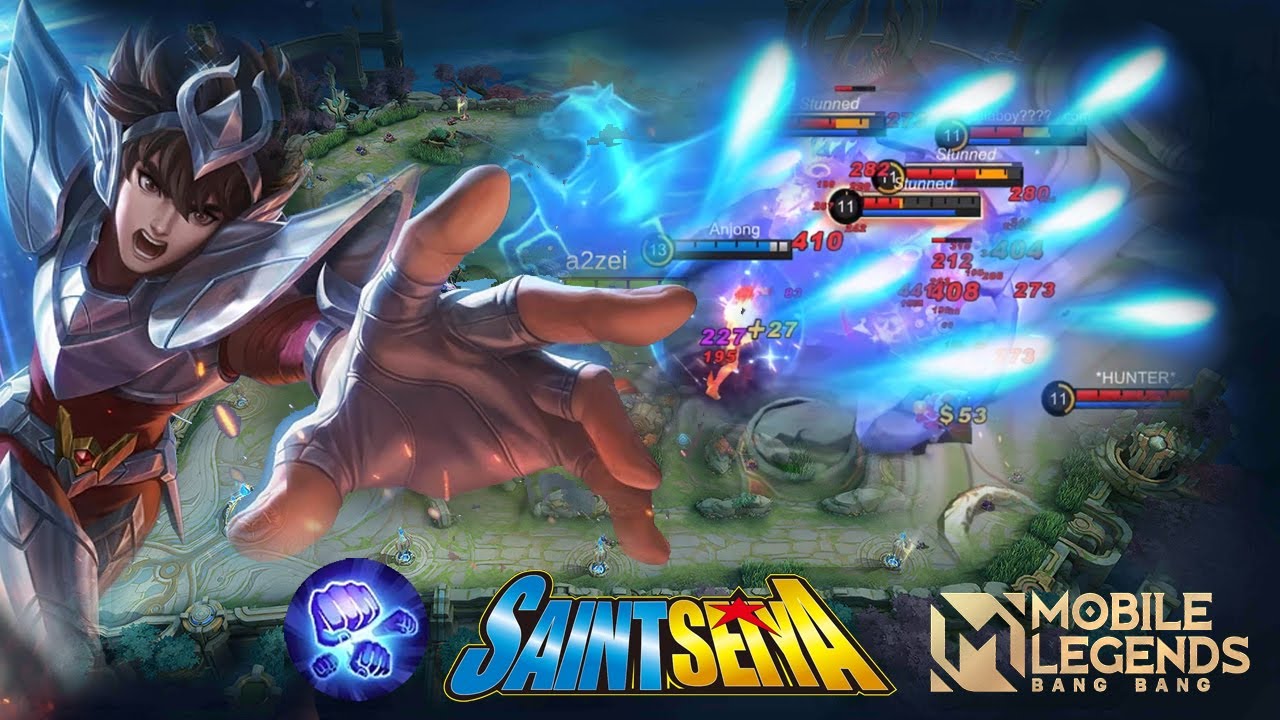 Overpowered Badang!!! Pegasus Seiya skin || #mobilelegendsbangbang # ...