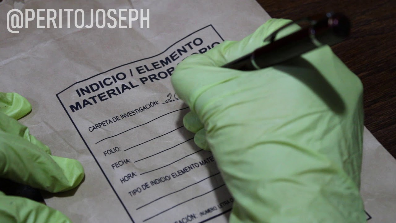ETIQUETADO DE INDICIOS | CRIMINALÍSTICA #FORENSICS #SOYCRIMI - YouTube