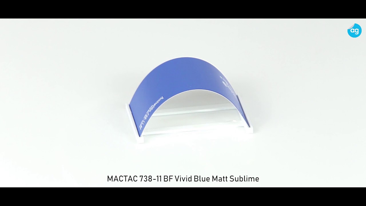 MACTAC TuningFilms 738-11 BF Vivid Blue Matt Sublime - YouTube