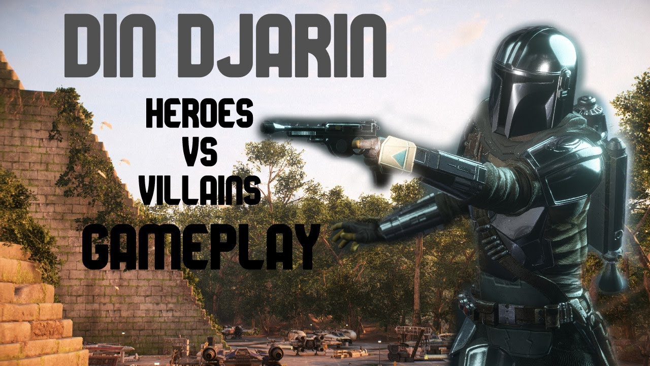 Star Wars Battlefront II : DIN DJARIN ( The Mandalorian ) Gameplay in ...