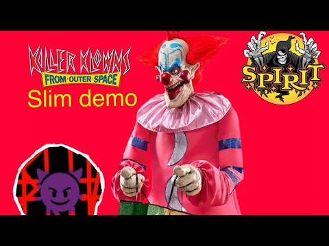 🎃SPIRIT HALLOWEEN 2023 KILLER KLOWNS FROM OUTER SPACE SLIM ANIMATRONIC ...