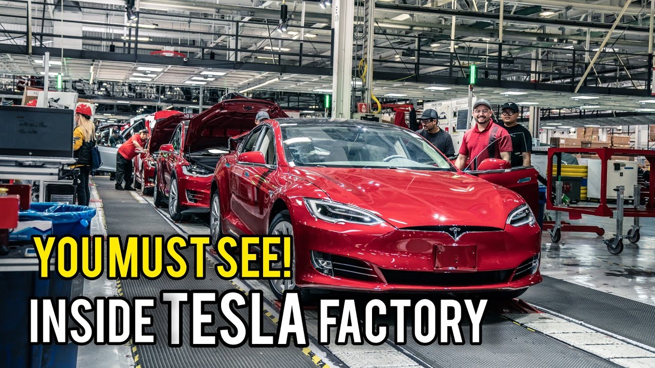 Inside Tesla Factory – You’ve Never Seen EV Production Like This! - YouTube
