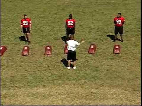 Defensive Line Drills and Techniques for the 3-5-3 - YouTube