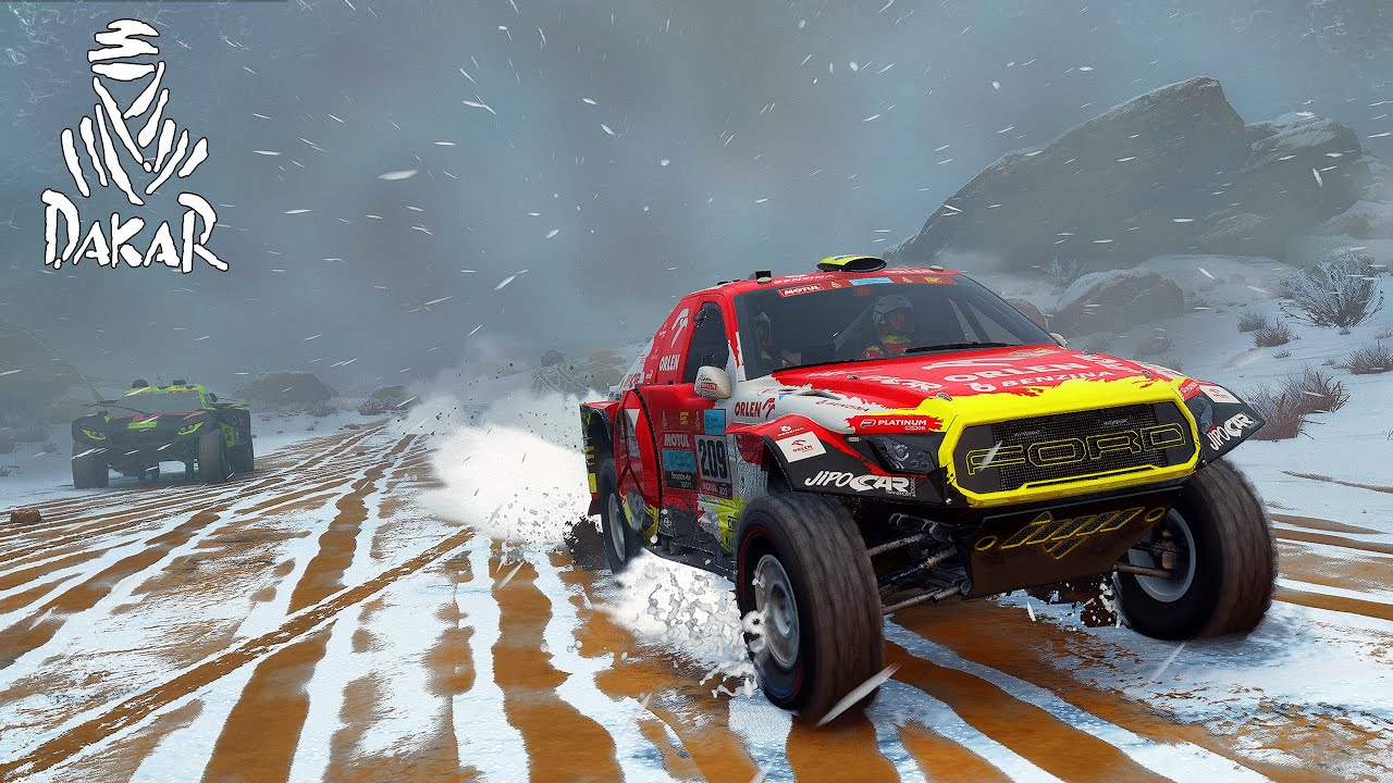 Dakar Desert Rally 🏁 Snow Storm - Ford Raptor RS T1+ - [ 4K Full ...