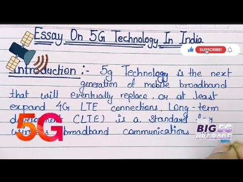 Essay On 5g technology in India /what is 5g | 5g technology explained ...