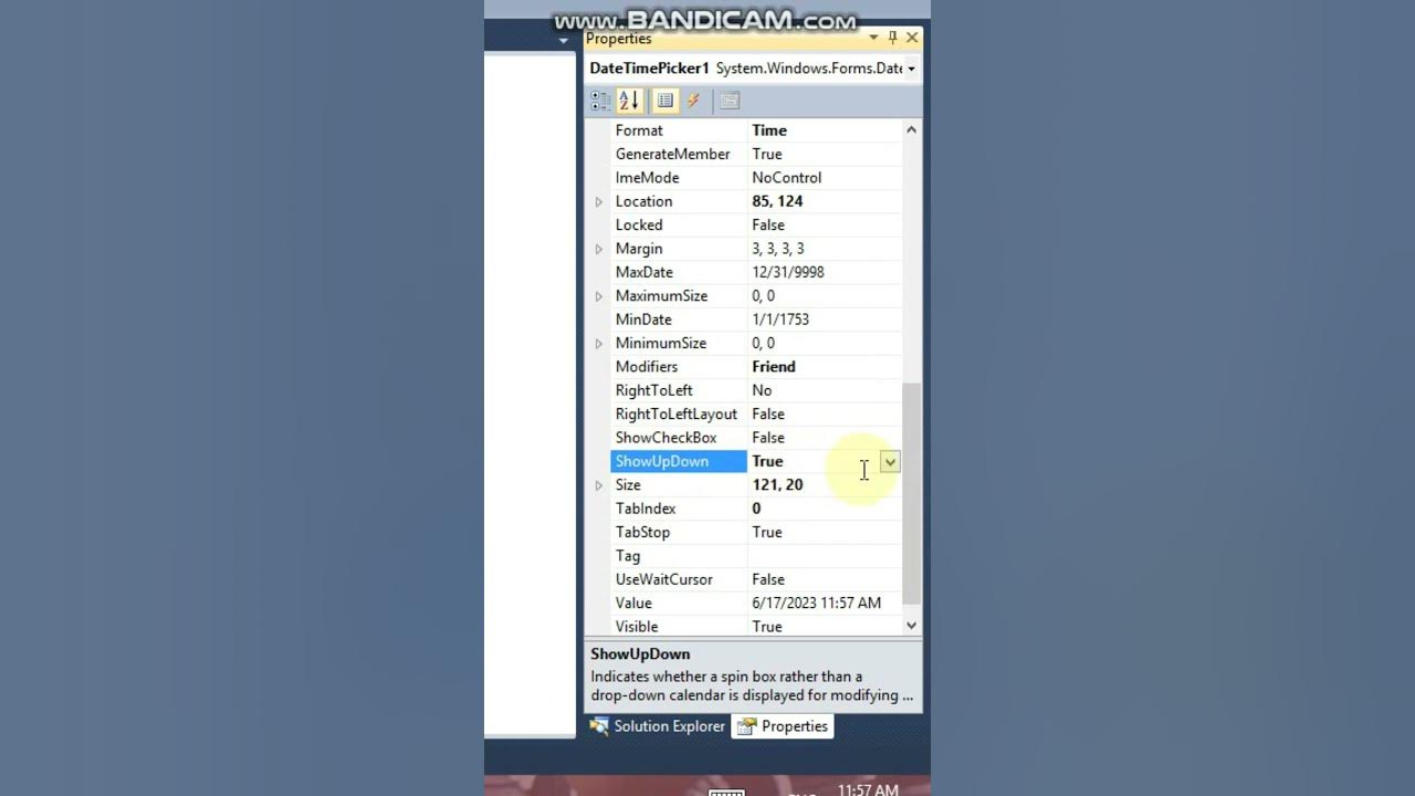 How To Use The Time Format In Datetimepicker Using Vb Youtube