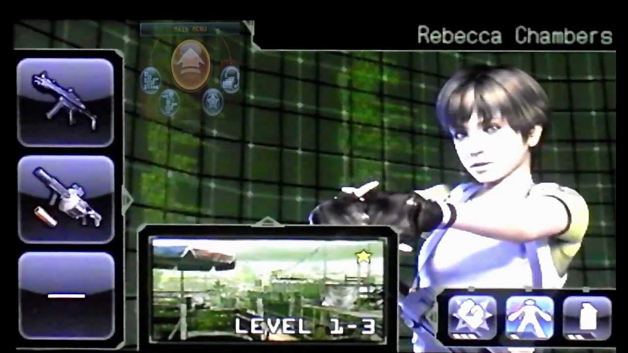 Resident Evil 3DS The Mercenaries Mission 1-3 Rebecca P3 - YouTube