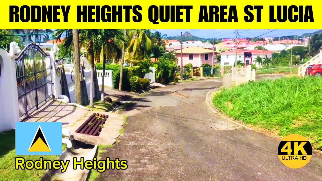 Rodney Heights Quiet Area in St Lucia - Walking around Part 1 - YouTube