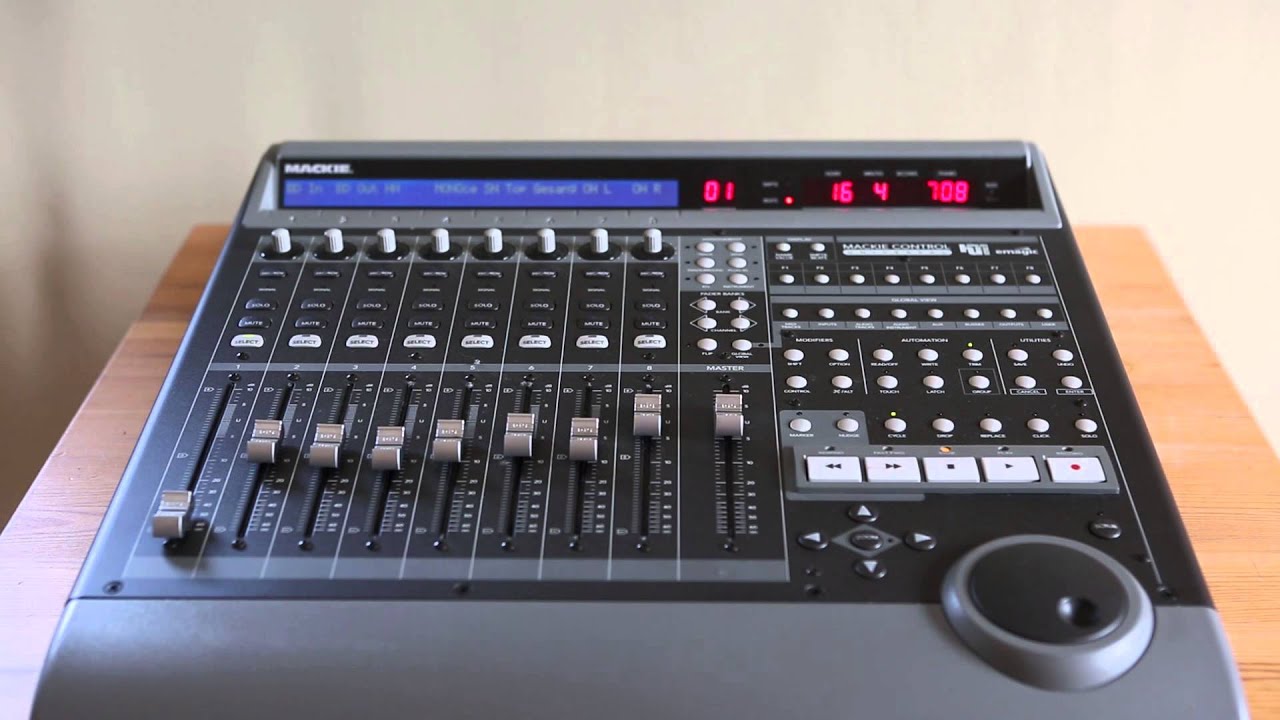 Mackie Control Universal Preview - YouTube