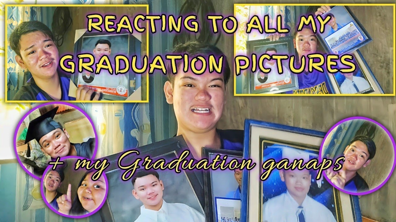 REACTING TO MY GRADUATION PICTURES (speechless🥺😶) + MY GRADUATION ...