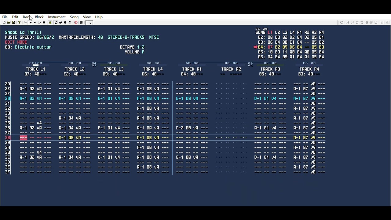 Shoot To Thrill Clip - 8-bit (Atari POKEY / Raster Music Tracker) - YouTube