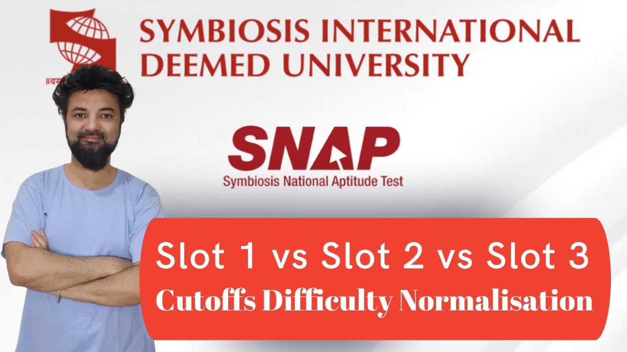 SNAP Exam | Slot 1 vs Slot 2 vs Slot 3 Comparison | Cutoffs Difficulty ...