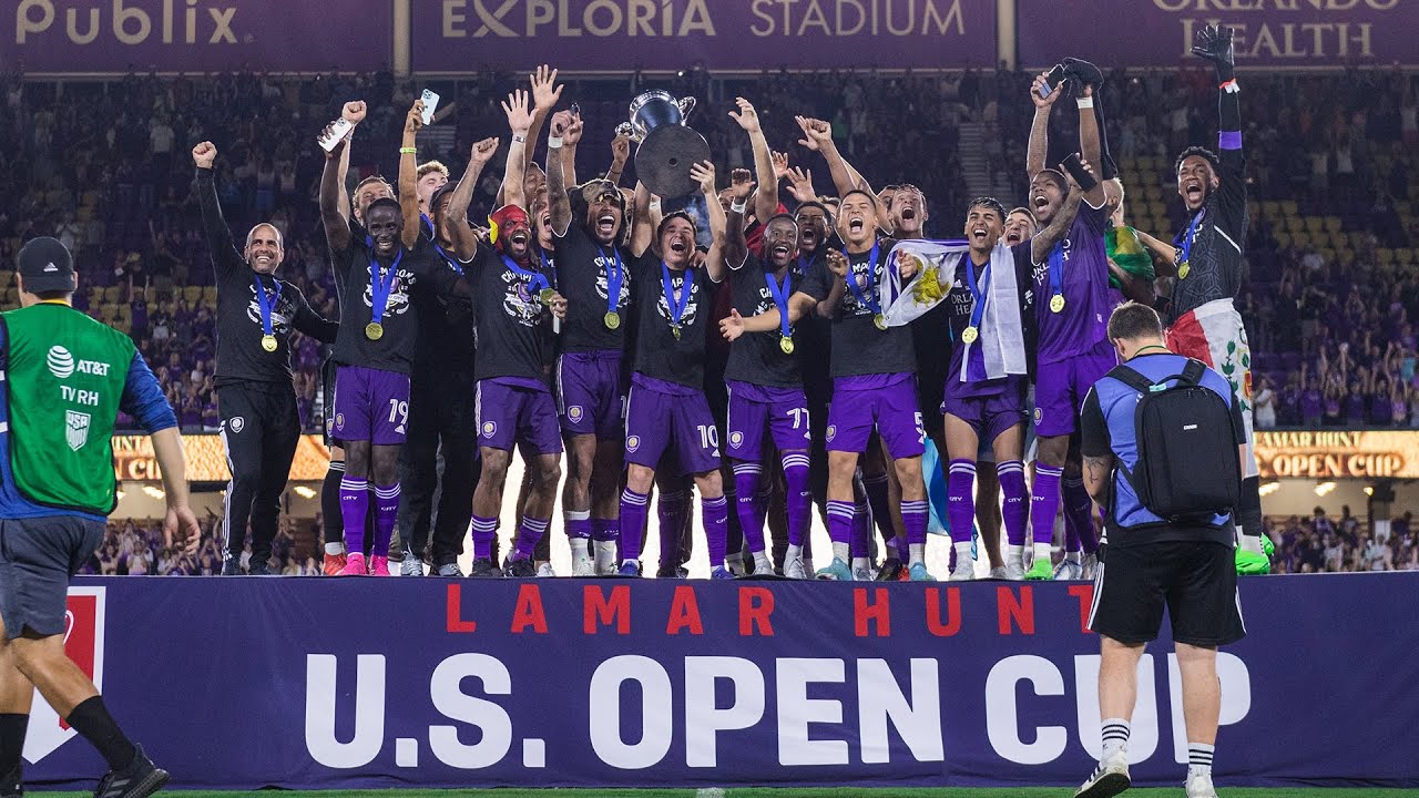 Orlando City Champions, after-game celebration (Lamar Hunt U.S. Open ...