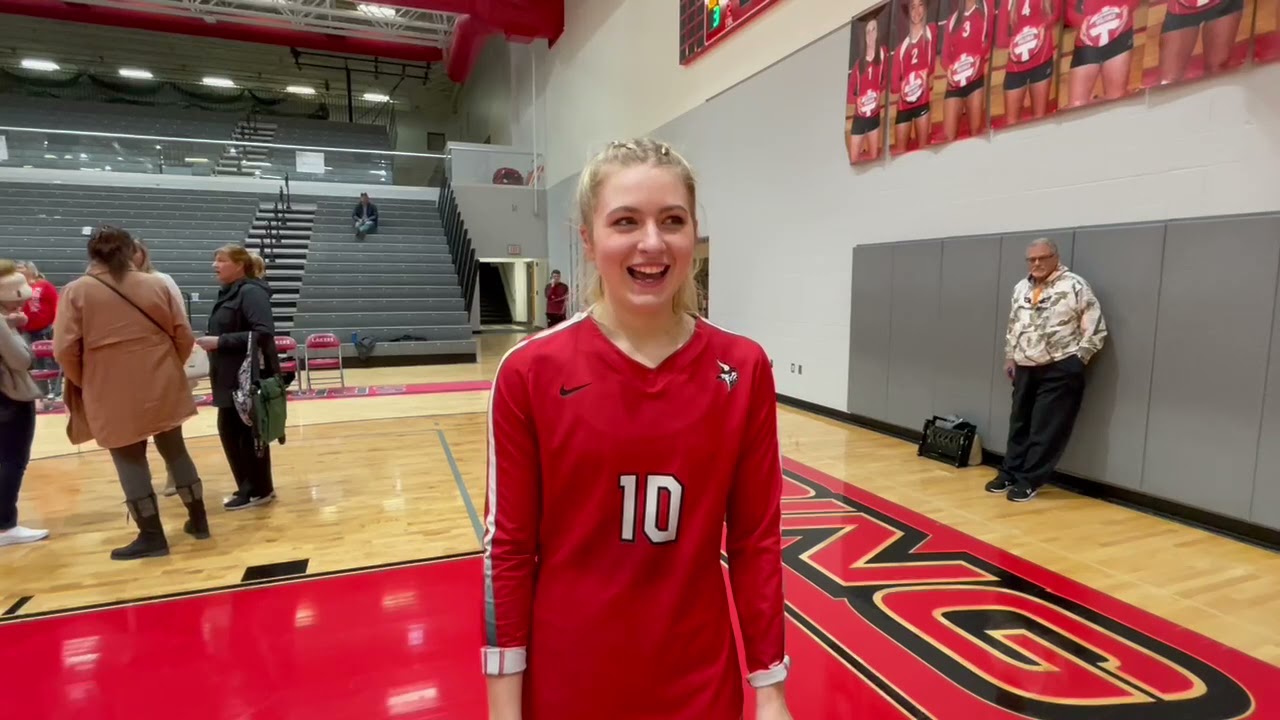 Whitehall senior Rayne Thompson after district finals - YouTube