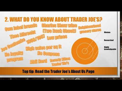 Top 5 Most Common Trader Joe's Interview Questions and Answers - YouTube