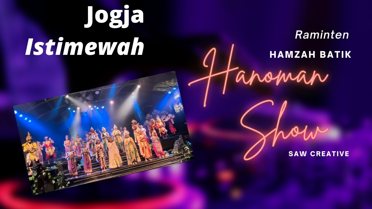 Jogja Istimewah (Sanggar Tari Hanoman) Hamzah Batik - YouTube