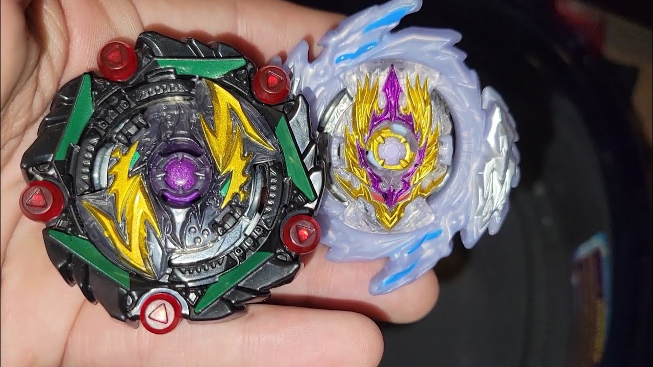 Beyblade Burst Surge Speedstorm Raid luinor vs Curse Satomb - YouTube
