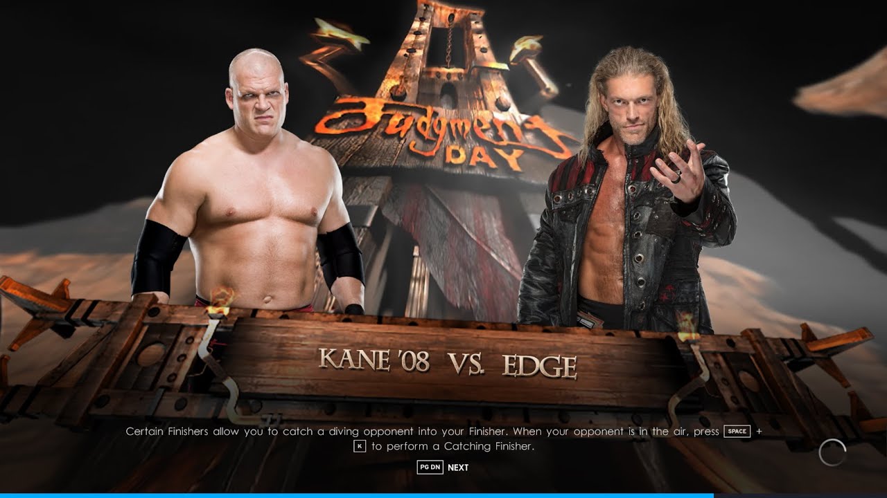 WWE 2K22 Kane vs Edge Ruthless Aggression Attitude Era Tournament ...