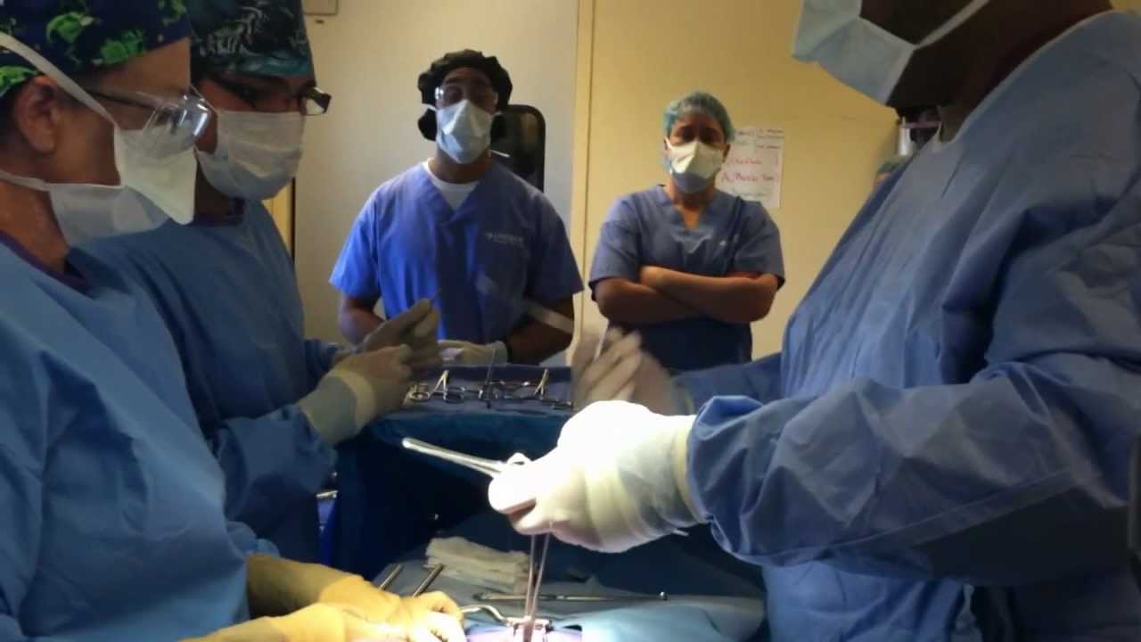 AAA procedure mock surgery - YouTube