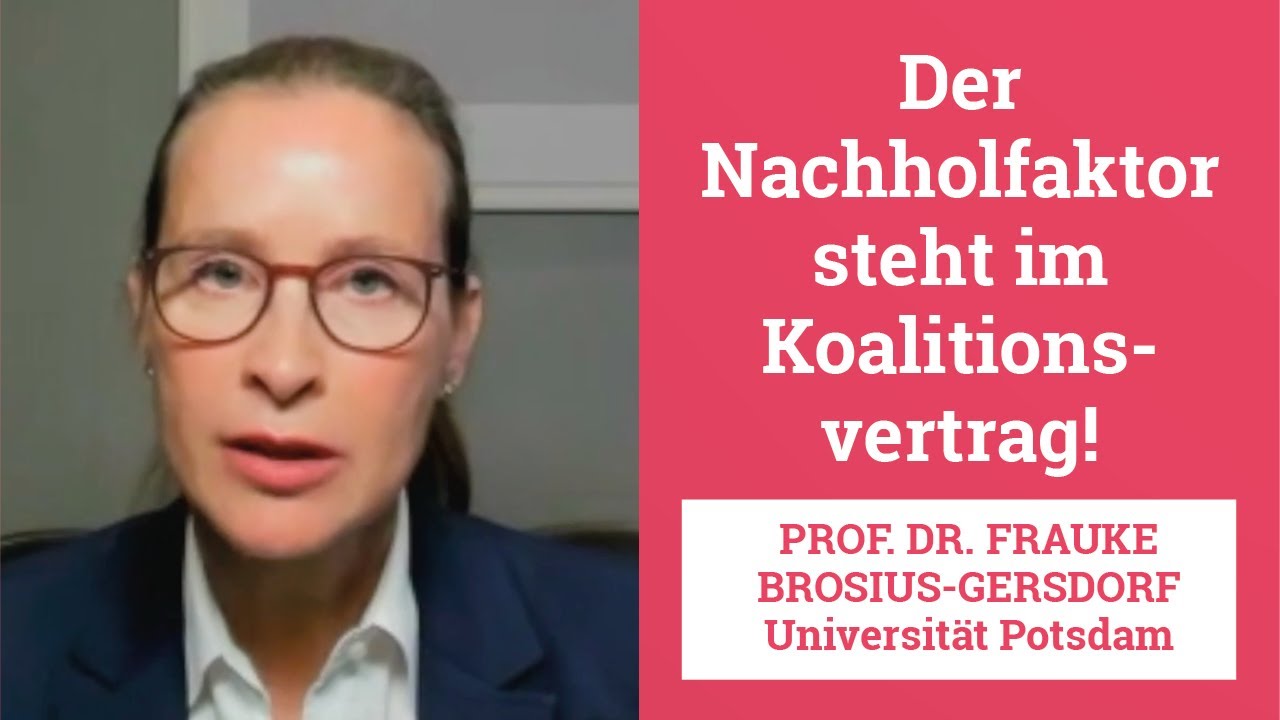 Prof. Dr. Frauke Brosius-Gersdorf lobt den Nachholfaktor - YouTube
