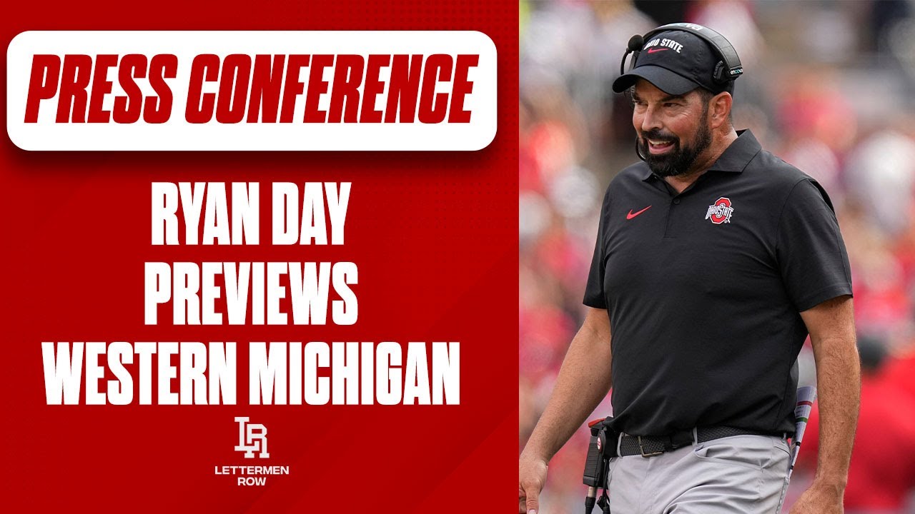 Ryan Day, Chip Kelly press conference to preview Western Michigan ...