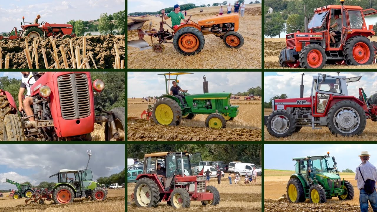 Concours de Labour des JA | Renault 56, Taurus 60, MF 35/595, IH 745/ ...