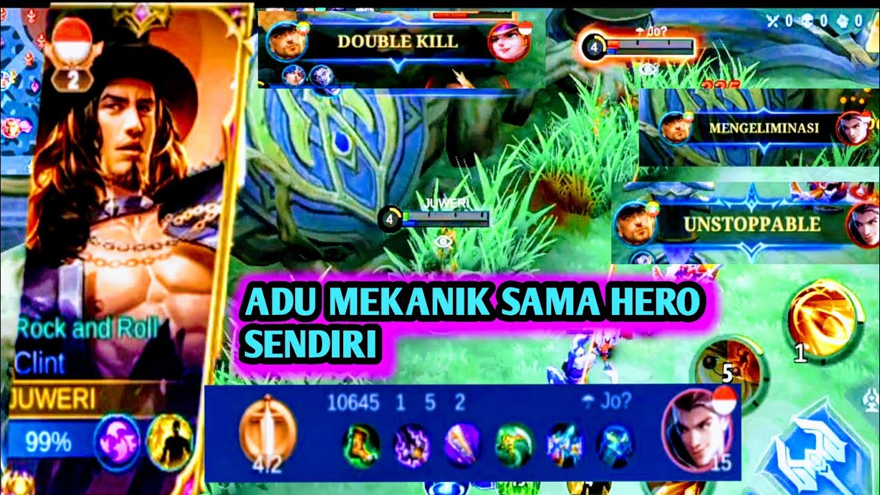 TUTORIAL CLINT MELAWAN CLAUDI (LAWAN HERO SENDIRI)!!! NEW BUILD&ITEM CLINT TERSAKIT 2023 - YouTube