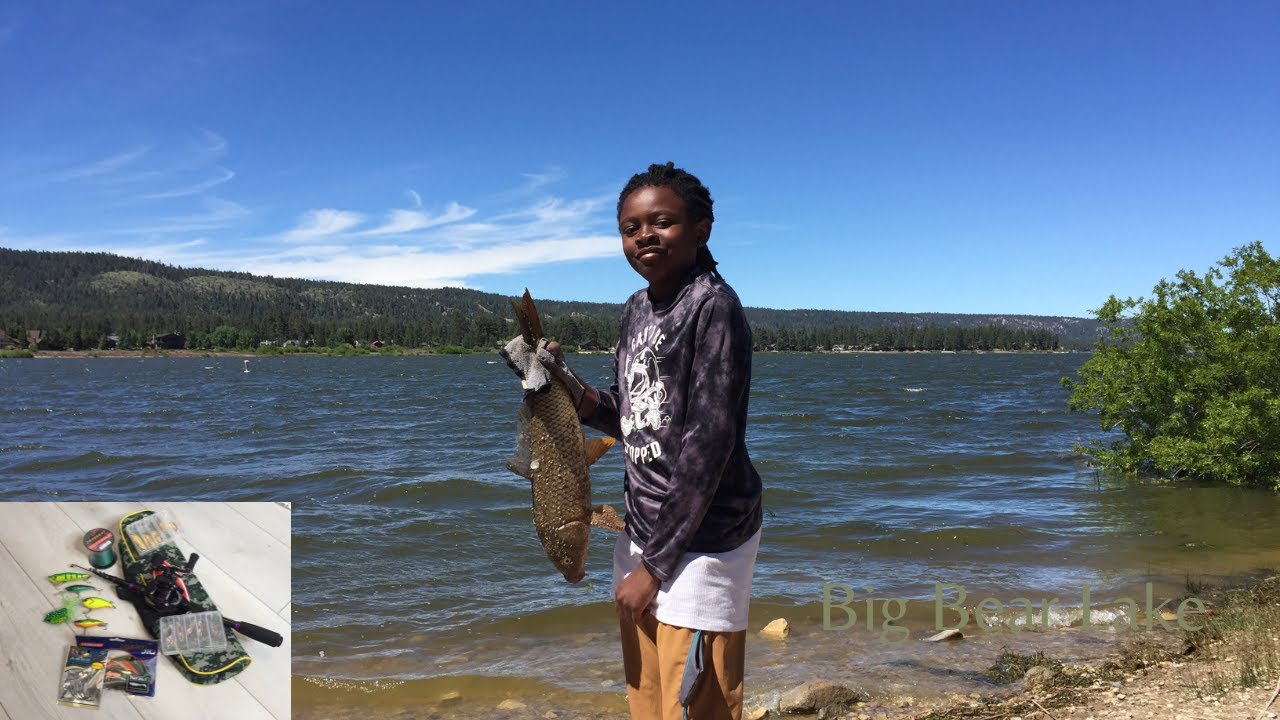 Bear Fishing | Big Bear Lake Monster Carp | Bear Bass and Carp Gear ...
