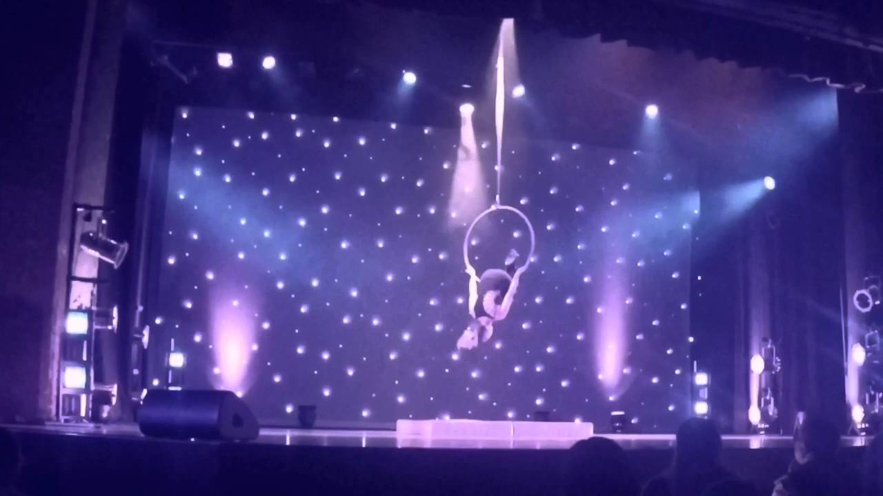 Katie Rooke aerial hoop at east Herts got talent 2016 - YouTube