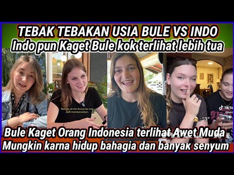Lucu💥 Tebak tebakan usia Bule Vs Indo, Bule Kaget Orang Indonesia terlihat lebih muda