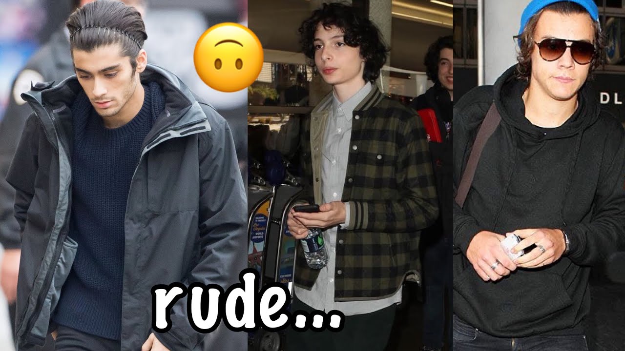 Paparazzi being RUDE to celebrities - YouTube